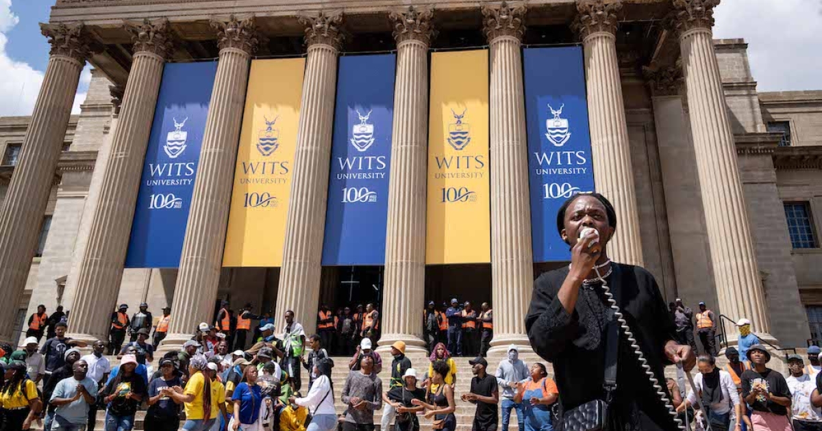 Wits University Students Intensify Protest Enca